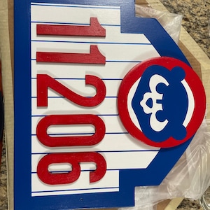 NEW YORK YANKEES Address Sign Custom Wood Decor New York | Etsy