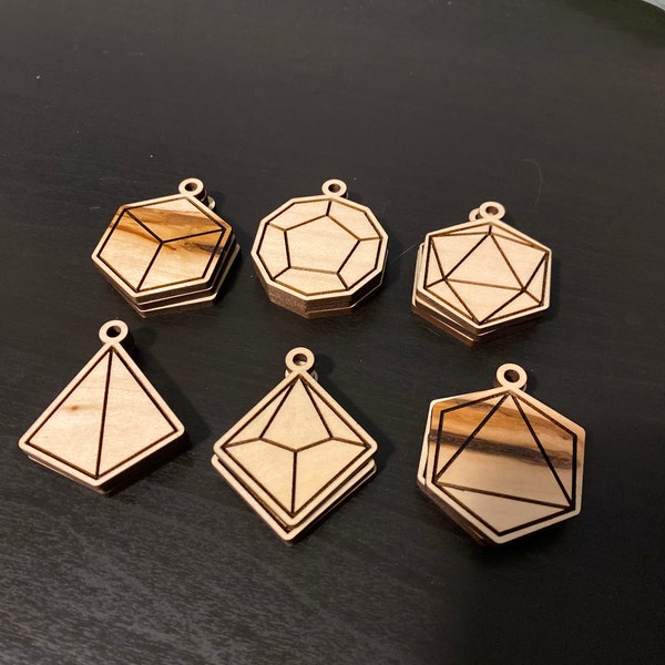 Polyhedral Dice Set SVG | Dice Bundle SVG | Polyhedron Dice | D4 | D6 ...