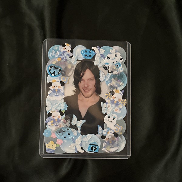 Norman Reedus Fan Photocard, Twd Fan Art, the Walking Dead Fan Merch - Etsy