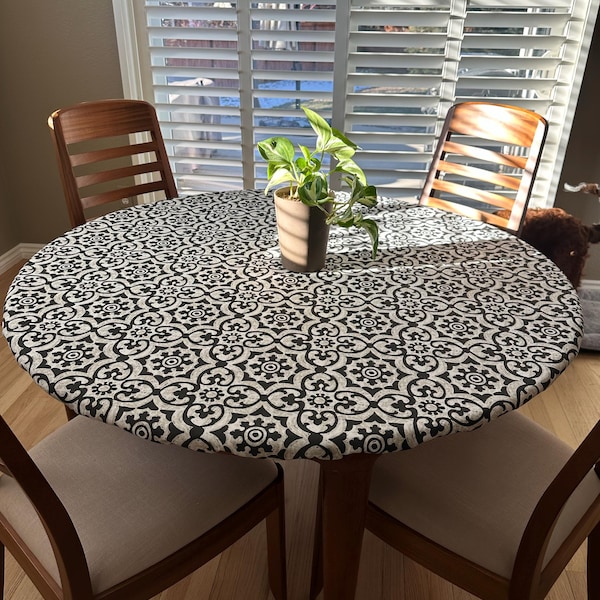 Square Fitted Tablecloth Square Card Table Cover Fitted Craft Table ...