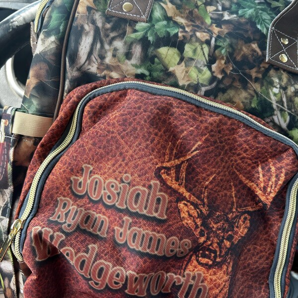 PERSONALIZED Western Backpack Angus Cattle Gift for Rancher Cowgirl ...