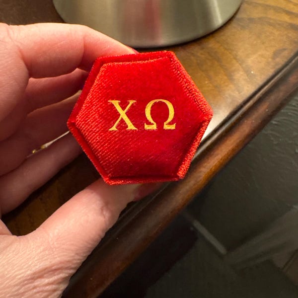 Velvet Badge Box for KAPPA DELTA Sorority | Kaydee Sorority Gift ...