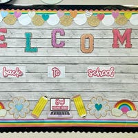 Back to School Bulletin Board With Fun Back to School Activity - Etsy ...