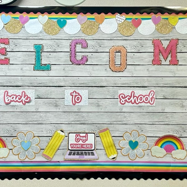 Groovy Classroom Decor Glitter Voice Level Posters - Etsy