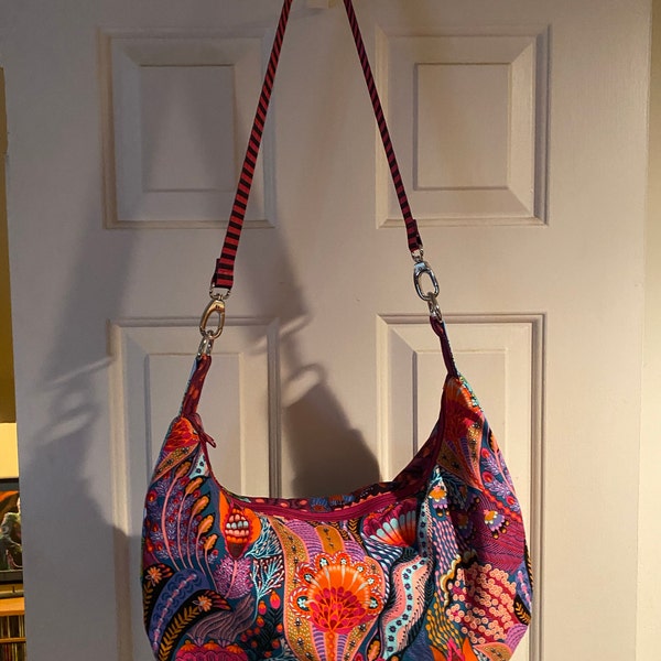 Swoon Patterns: Sheena Hobo Bag - PDF Vintage Purse Crossbody Zipper ...