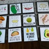60 Kitchen Prints Set Food Pun Signs, Set of 60 Funny Kitchen ...