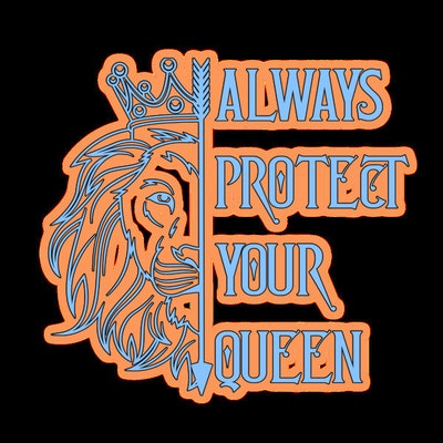 Arrow Lion Lioness Couple Bundle SVG PNG, Always Protect Your Queen Svg ...
