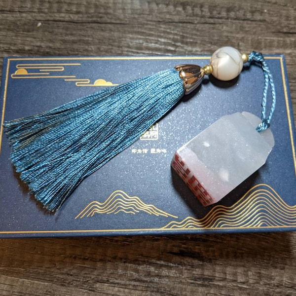 Custom Blue Stamp Chinese Traditional Stone Seal Chinese Stone Seal ...