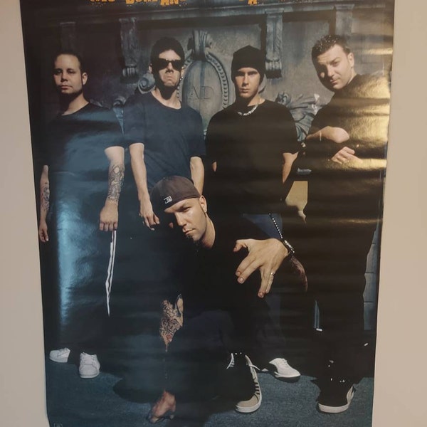 Original Vintage Slipknot Band Shot Rare Poster - Etsy