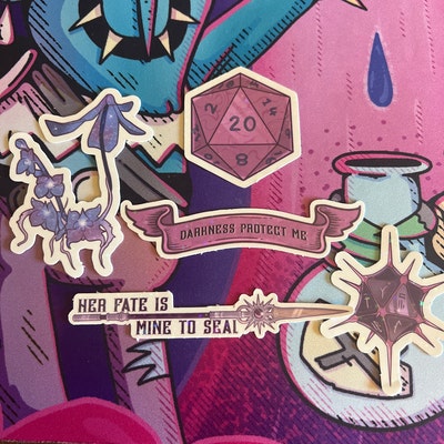 Holographic Bloodweave Gale & Astarion Baldur's Gate 3 Sticker - Etsy