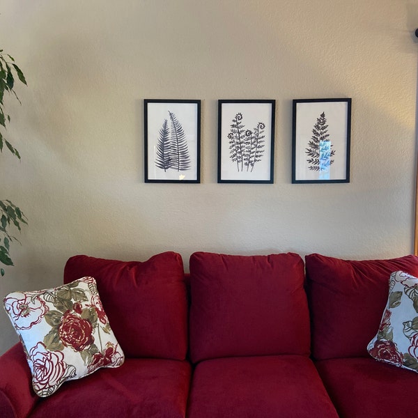 Black and White Yoga Poses Large Wall Art Set of 3, Asana Illustration ...