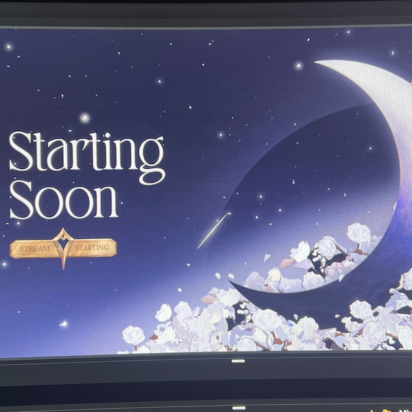 Moonlight Sonata | Animated Stream Overlay Pack - Etsy