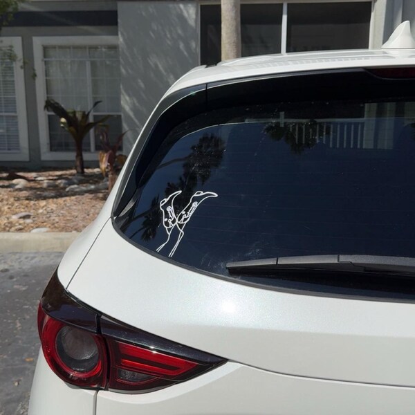 Cowgirl Boots Car Window Decal - Etsy