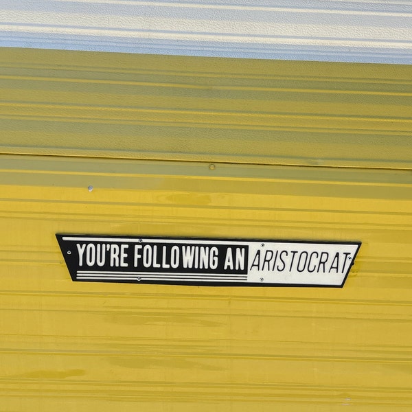 Aristocrat Trailer Keychain - Etsy