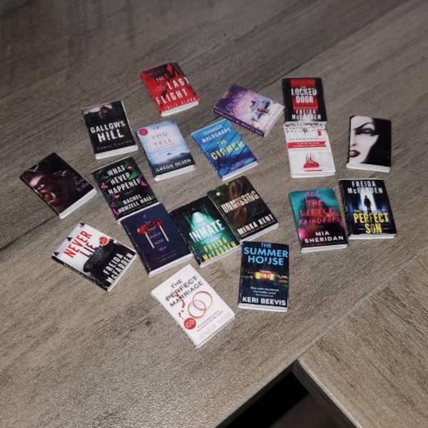 Custom Mini Books, Kindle Reads, Bookshelf Box, Mini Book Jar ...