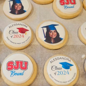 Graduation Photo Edible Image, Grad Cookie, Class of 2024, Graduation ...