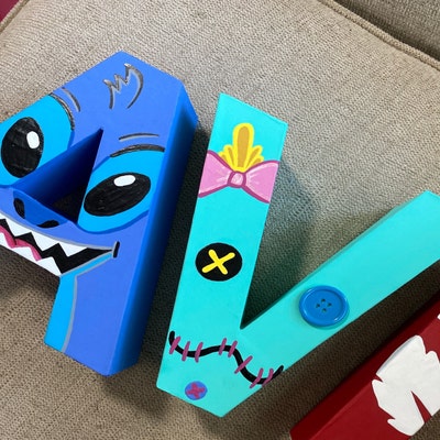 Lilo & Stitch Letters, Lilo and Stitch Birthday Decorations, Stitch ...