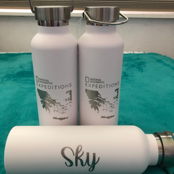 Personalized Engraved 25 Fl Oz Water Bottle, ADD YOUR LOGO, Wholesale ...