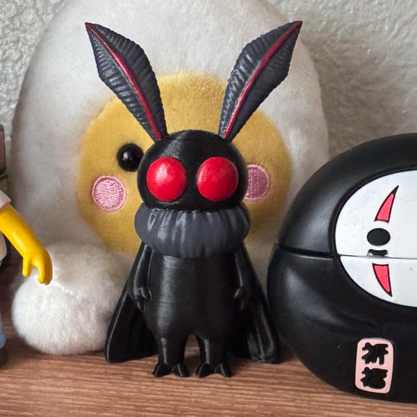 3D Printed Chibi Mothman! - Etsy