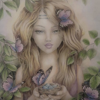 Colouring Fantasy Vol.1 PDF Colouring Book by Scot Howden - Etsy