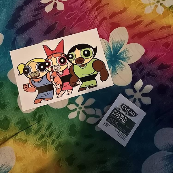 Powerpuff Thugs Car Decal | Cartoon Meme Laptop Sticker | Imposter ...