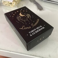 Luna Somnia Tarot Deck With Guidebook & Box 78 Cards Full Deck Moon Dreams Starry Magic ...