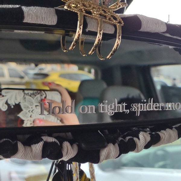 Hold on Tight, Spider Monkey - Twilight Visor Mirror Vinyl Decal - Etsy