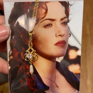 TITANIC Rose Inspired Flying Dress Necklace Pendant - Etsy
