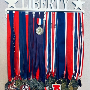 Custom Name Medal Hanger Holder Display Rack 3 RUNG - Etsy