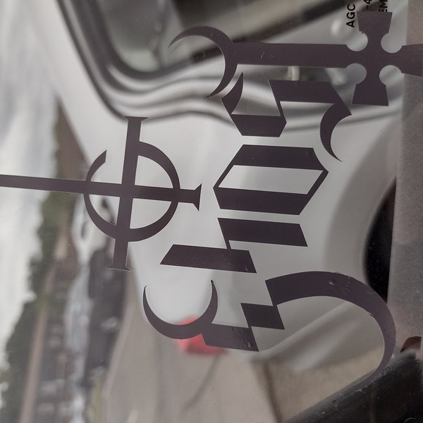 Ghost Band Logo Decal Sticker Ghost BC Nameless Ghoul - Etsy UK