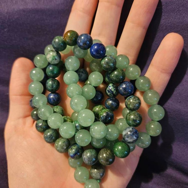 Blue Rainbow Crystal Quartz Beads Natural Grade AAA Gemstone Round ...