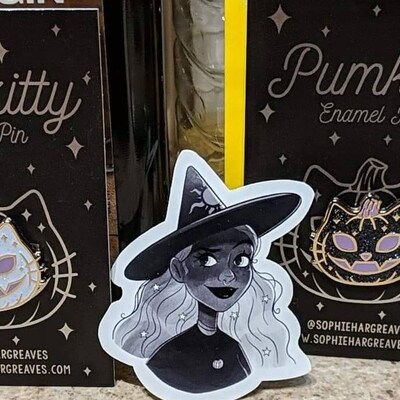 Pumkitty Pumpkin Halloween Hard Enamel Pin 5 Colours - Etsy