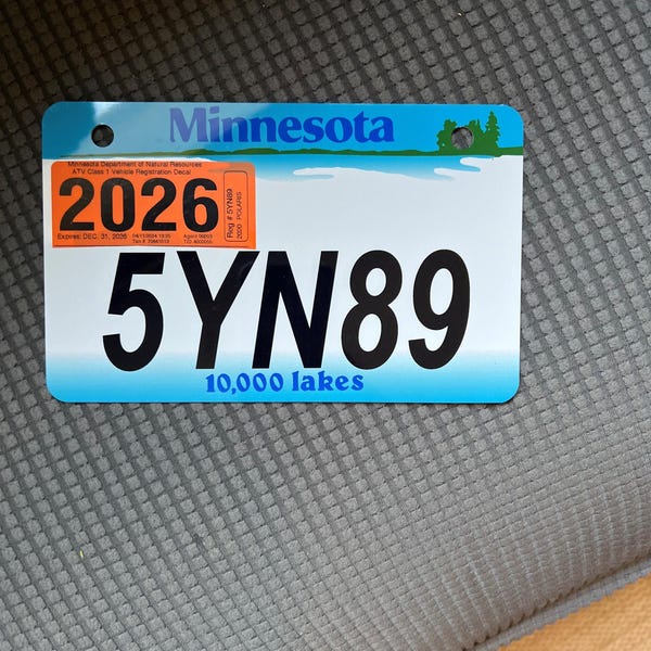 Wisconsin Badgers Custom ATV/UTV License Plate ****free Shipping ...