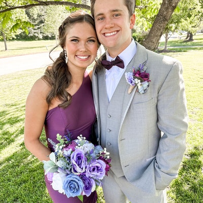 Wedding Bouquet, Rust and Teal Bridal Bouquet, Orange and Teal Bouquets ...