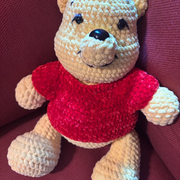 5 in 1 Winnie the Pooh, Piglet, Donkey, Tiger and Little Roo Crochet ...