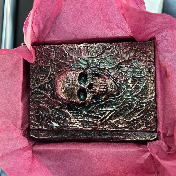 Goth Journal With Skull, Horror Journal 3x4, Halloween Spellbook ...