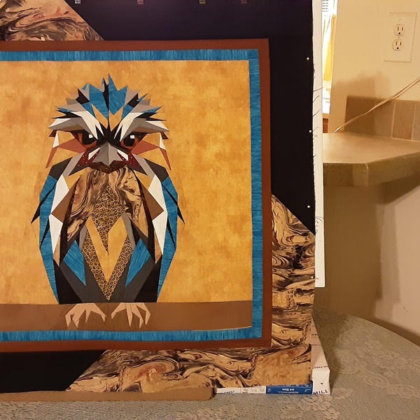 Angry Owl - Tawny Frogmouth, Australian Bird Foundation Paper Piecing ...