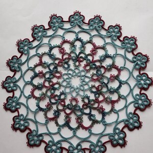 Tatted Fan Visual E-pattern and Tutoriallacetatting Frivole | Etsy