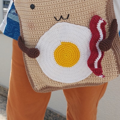 Toastie Bread Bag Crochet Pattern - Etsy