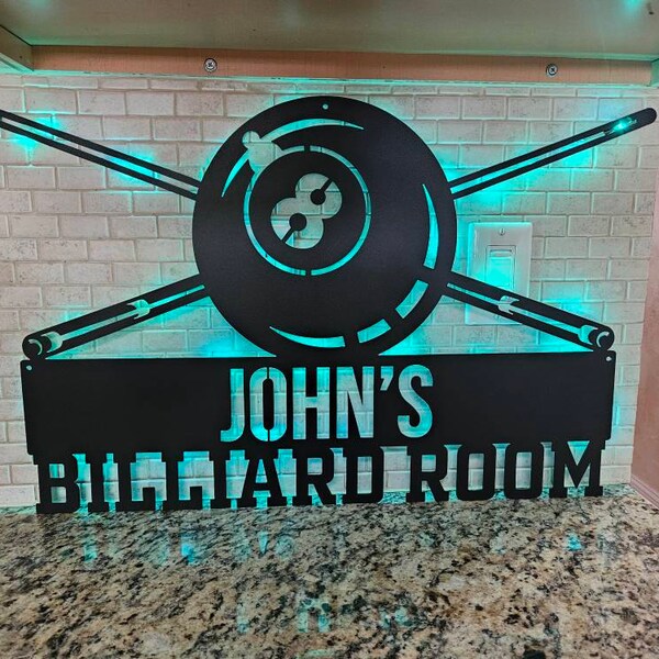 Mountain LED Metal Art Sign / Light up Mountain Metal Sign / Multi ...