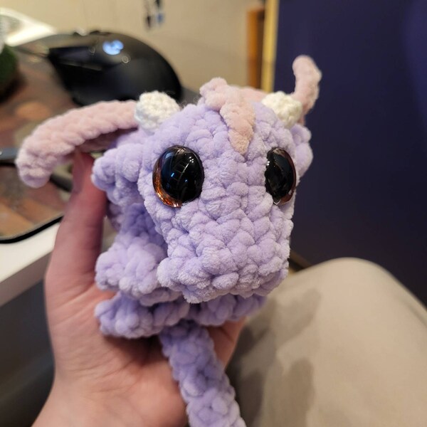 Diddy Dex the Palm Sized Snuggler Dragon Crochet Pattern Amigurumi ...