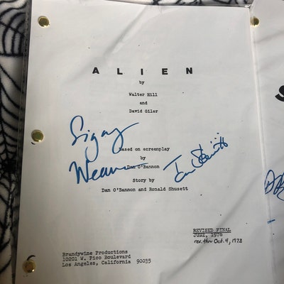 ALIEN Movie Script - Etsy