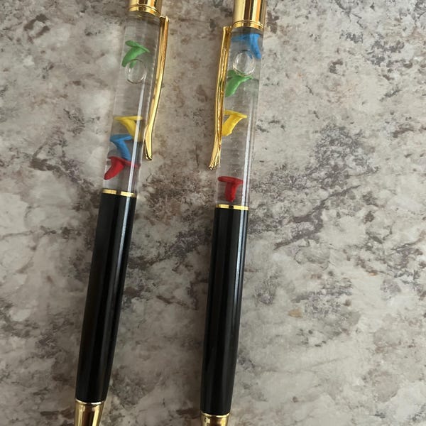 Dolphin Float Pen, Floating Pen, Dolphin Gift, Ocean Gift, Snow Globe ...