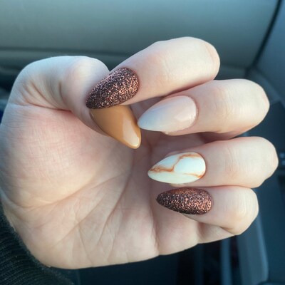 Candy Paint Matte Nails Coffin Nails Fake Nails Press - Etsy