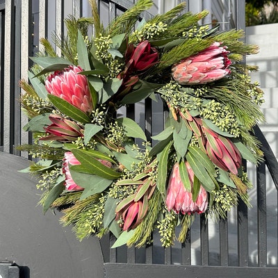 Fresh Seeded Eucalyptus Magnolia Garland, Real Greenery Garland ...