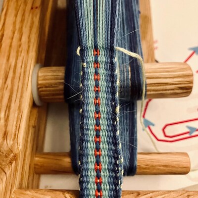 Loom-the Lute Card Tablet Small Travel Sized Weaving Loom-makes 5 Foot ...