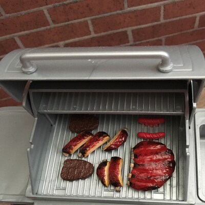 Miniature RIBS BBQ, Doll Food for BJD, Msd, Sd, Yosd, Dollhouse, 1/12 ...