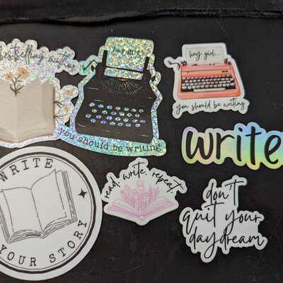 Hey Girl, You Should Be Writing Sticker Great Gift for Writers, Authors ...