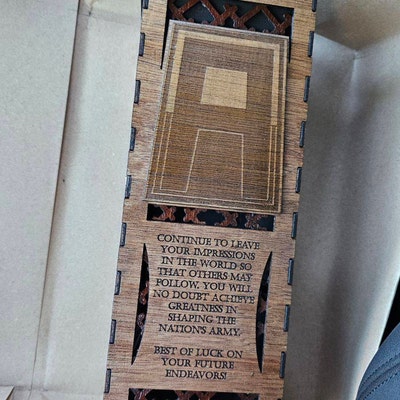 Military Organization Wine/spirits Gift Box Arched Top - Etsy