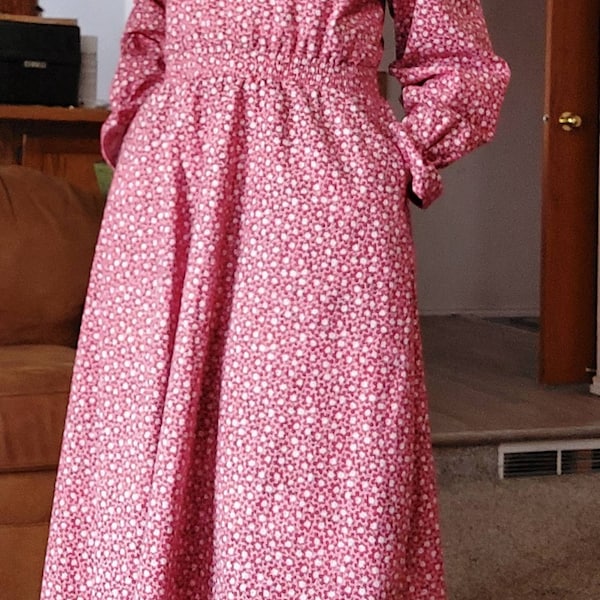 Dress Sewing Pattern | Long Sleeve Dress Pattern | Dress Pattern | Maxi ...